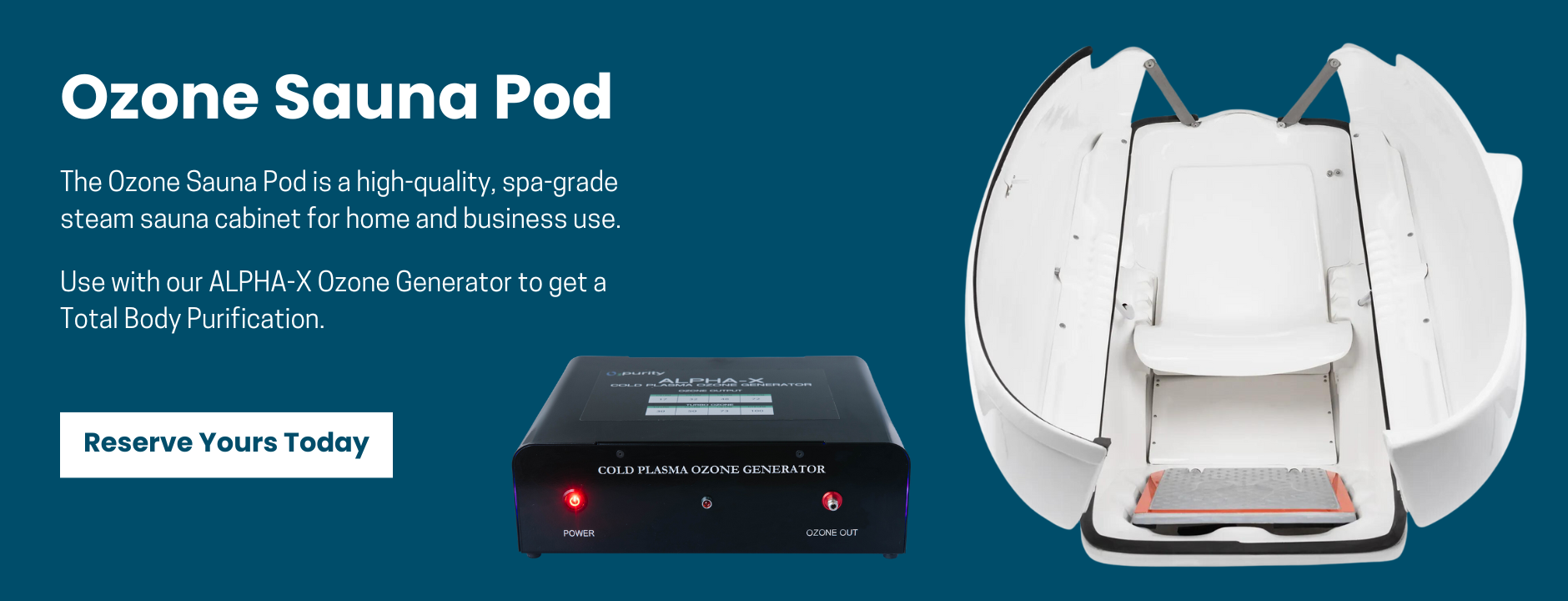 Ozone Therapy Supplements, Generators & Saunas - Ozone Purity